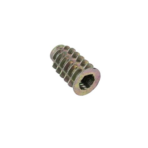 25mm Threaded Insert M10 Zinc Plated Fix