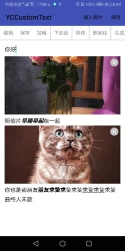 Yccustomtext 自定义文本控件，支持富文本，包含两种状态：编辑状态和预览状态。编辑 Codekk Androidopen