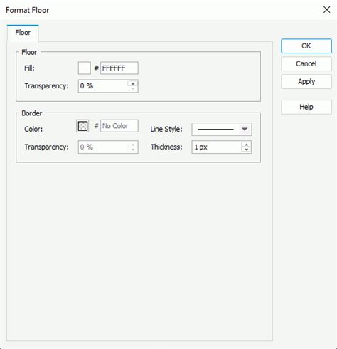 Format Floor Dialog Box Logi Analytics