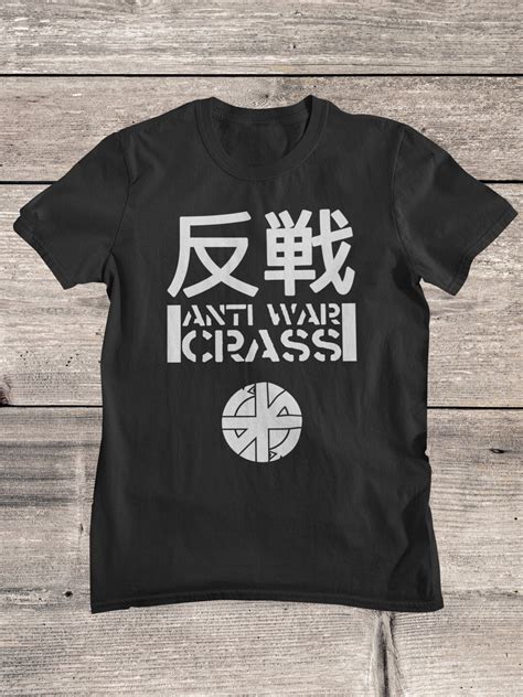 Crass T Shirt Crass Punk Band Shirt Anti War Shirt Etsy Uk