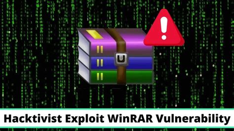 0bug Cyber Security Ltd On Linkedin Hacktivist Group Exploit Winrar Vulnerability To Encrypt