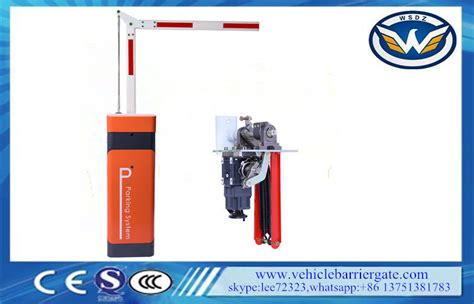 Vdc Automatic Boom Barrier Battery Automatic Parking Gate Barrier