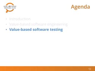 Vu Van Nguyen Value Based Software Testing An Approach To Prioritizing Tests Ppt