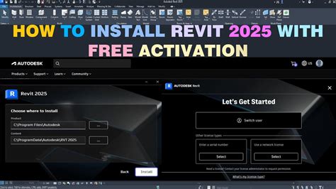 Install Revit 2025 Free Activation Youtube