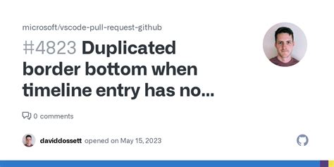 duplicated border bottom when timeline entry has no content · issue 4823 · microsoft vscode