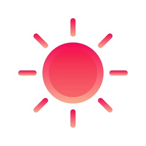 Premium Vector Sun Logo Gradient Design Template Icon Element