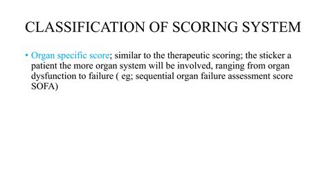Icu Scoring System 1 Pptx