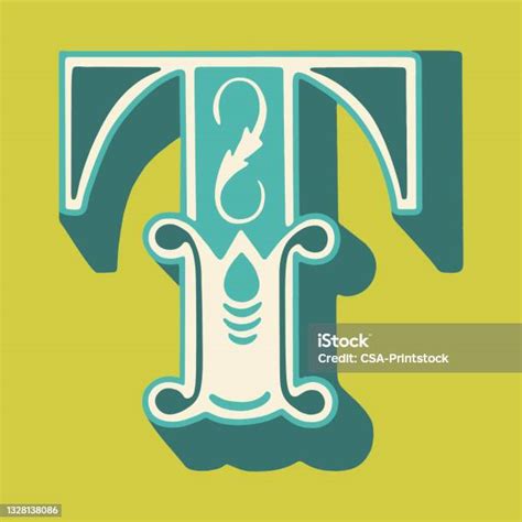 Huruf T Ilustrasi Stok Unduh Gambar Sekarang Alfabet Gambar Warna Tipe Citra Gaya Abad