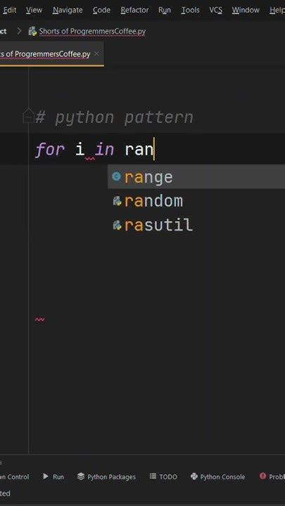 Pattern شرح الshorts Coding Python Shortsfeed Shortvideo