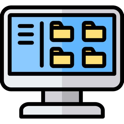 File Explorer Generic Outline Color Icon