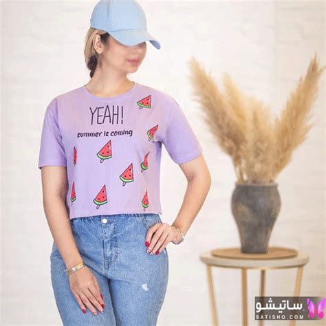 21 مدل تیشرت دخترانه جدید ساده و اسپرت