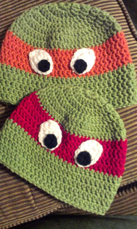 Ninja Turtle Free Crochet Hat Pattern Printable Pattern