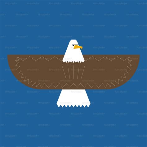 독수리가 파란색 배경으로 하늘을 날고 있습니다 벡터 Unsplash의 새 이미지