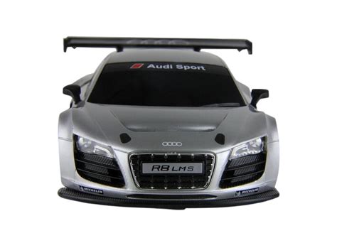 Car Rc 124 Remote Controlled Sports Audi R8 Lms Silver Toys Rc