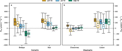 Pnet Rates Estimations In The Surface Mixed Layer Of Each Lake Using Download Scientific