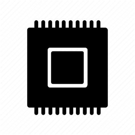 Microchip Computer Cpu Processor Pc Hardware Screen Icon