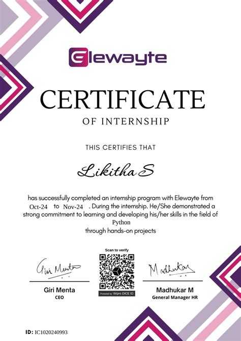 Internship Pythonprogramming Handsonexperience Skilldevelopment