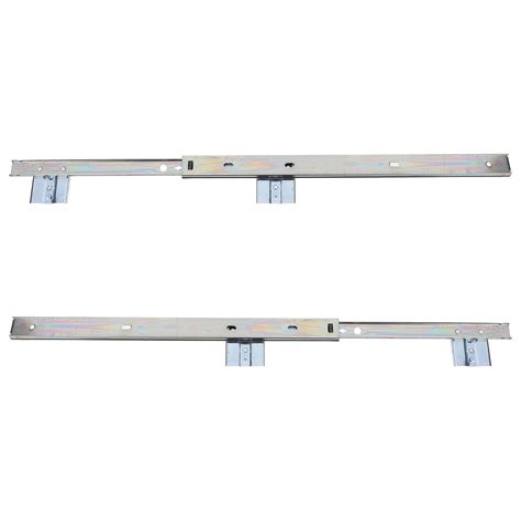 Homemaxs 1 Set Keyboard Slide Steel Replacement Guide Rail Side Mount Keyboard Slide