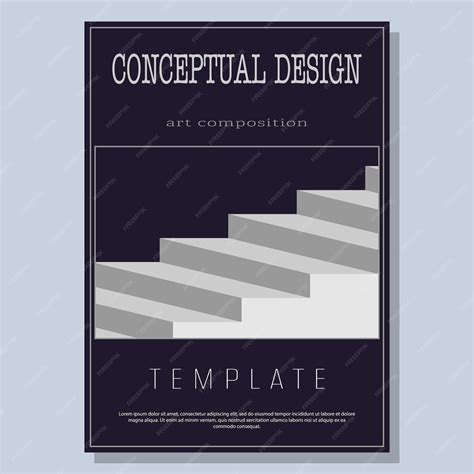 포스터 배너 포스터 표지 또는 엽서 디자인의 개념적 아이디어 인테리어 디자인 인쇄 및 장식을 위한 기업 스타일 템플릿의 아이디어 창의적인 디자인을 위한 레이아웃 프리미엄 벡터