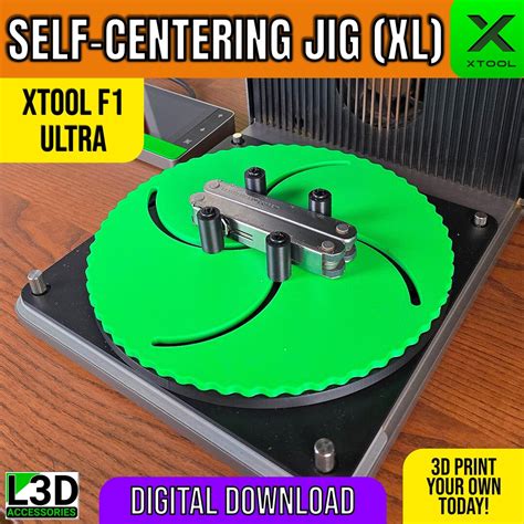 Digital Download Xl Self Centering Jig The Original Xtool F1 Ultra Alignment Fixture Stl Digital Download Xl Self Centering Jig The Original Xtool F1 Ultra Alignment Fixture Stl