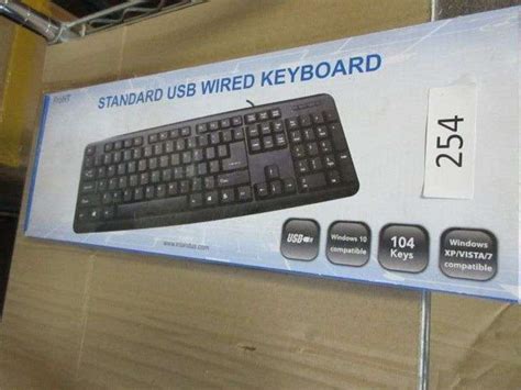 Standard Usb Wired Keyboard Dallas Online Auction Company