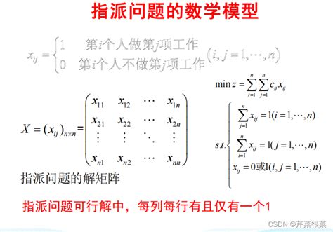 数学建模学习 整数规划2指派矩阵 Csdn博客 数学建模学习 整数规划2指派矩阵 Csdn博客
