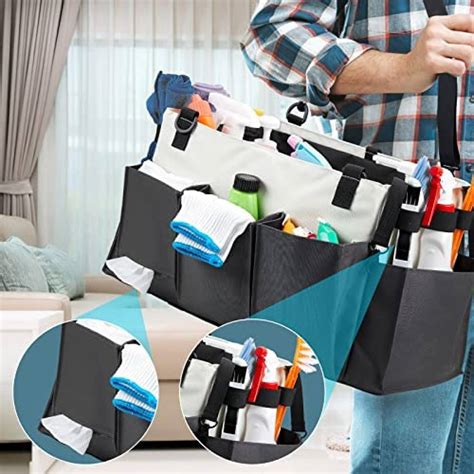Bolsa De Limpieza Solim Con Asa Organizadora Negro