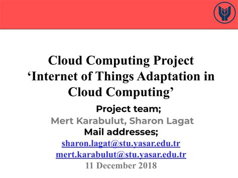 Pdf Internet Of Things Adaptation In Cloud Cloud Computing Project