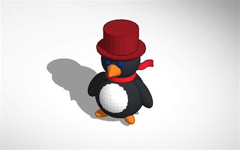 3d Design Tux Tinkercad