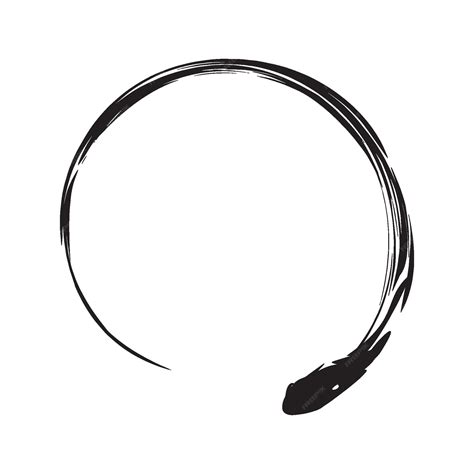 Premium Vector Circle Brush Stroke Vector Grunge Brush Stroke Paint