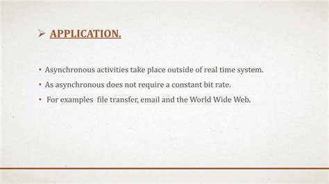 Asynchronous And Synchronous Pptx Computer Networking Computing