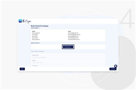 Bulk Send Documents With E Sign User Guide