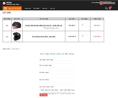 Trang web bán hàng NestJS và ReactJS NextJs thanh toán online qua cổng Vnpay hoặc PayPal