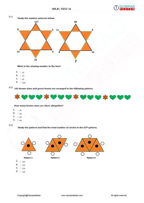 Logical And Analytical Reasoning Questions For Class 4 At Charles