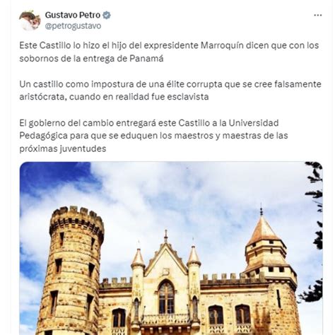 Por Qué El Castillo Marroquín Terminará En Manos De La Universidad Pedagógica Esta Es La