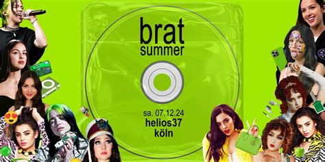 Brat Summer • W Charli Xcx And Other Brat Coded Artists • Helios37
