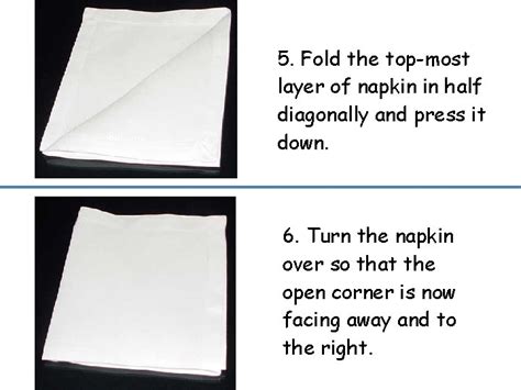 Napkin Folding Techniques Great Ways To Fold