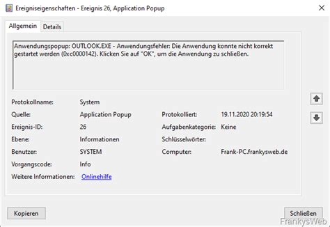 Office Programs Do Not Start Error 0xc0000142 Frankys Web