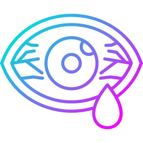Conjunctivitis Generic Gradient Outline Icon