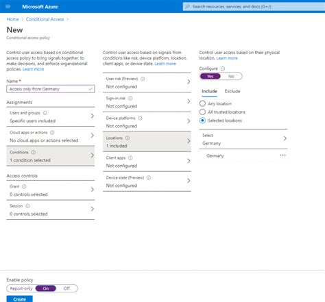 Restrict Access To Azure And Office 365 By Country