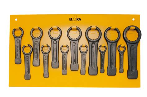86s 13 Ring Slogging Spanner Set Elora Werkzeugfabrik Gmbh