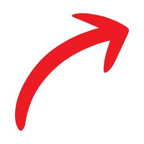 색 배경에 빨간 화살표 상승 선 터 프리미엄 벡터