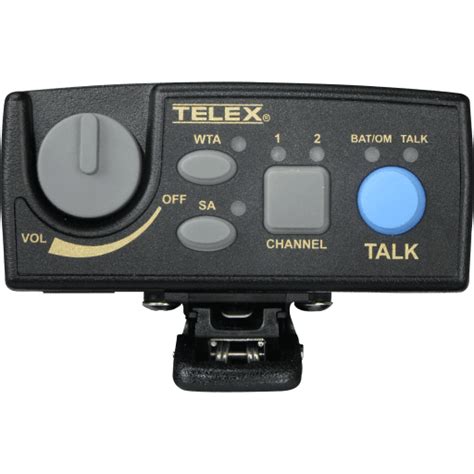 Telex RTS Intercom BTR 80N FER F 01U 359 327 UHF Base Station 2Ch Band Fe 4F Headset