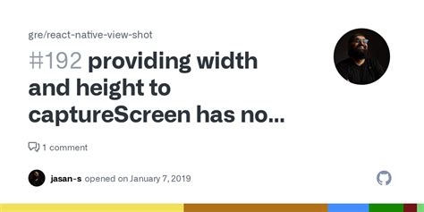 Providing Width And Height To CaptureScreen Has No Effect Issue 192