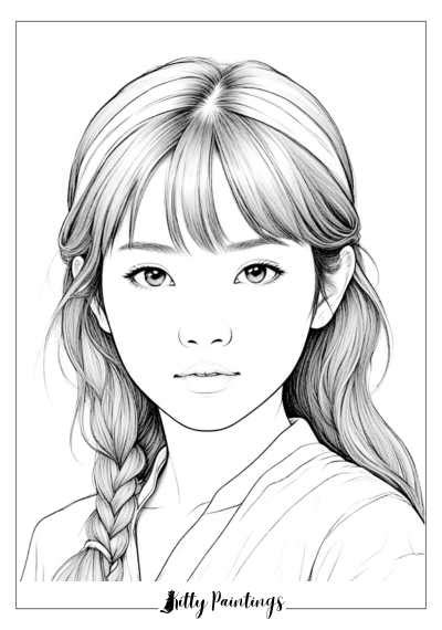 Pretty And Cute Girl Coloring Pages 28 Beautiful Sheets Free
