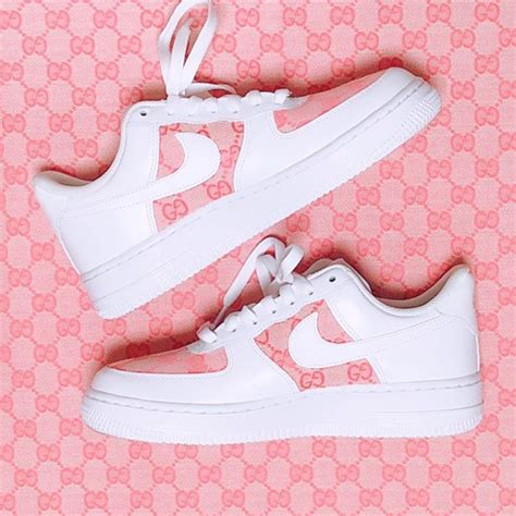 나이키 X 구찌 가죽 에어포스1 커스텀나이키 에어포스 커스텀 나이키 에어포스 신발 나이키