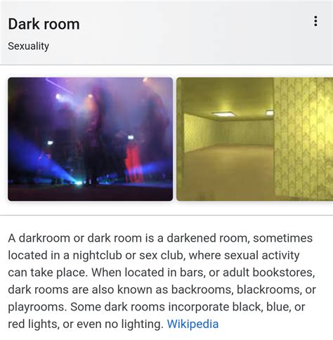 That Is Right The Backrooms Is A Sex Room R Backrooms