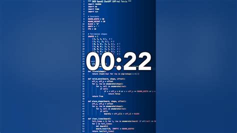 Coding Tetris With Chatgpt Till The Code Is Broken Ai Programming Python Youtube