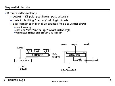 Sequential Circuits