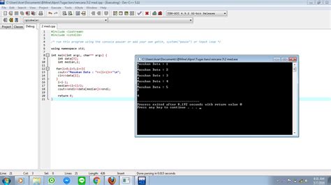 Program Mencari Median